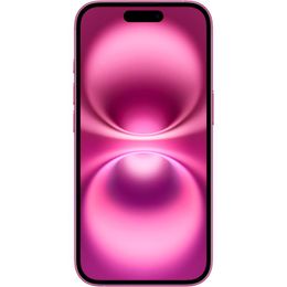 Apple Smartphone &raquo;iPhone 16&laquo; Pink pink Robustes iPhone 16 Design mit 6,1" Super Retina XDR Display & Aluminium in Raumfahrt-Qualit&auml;t. Ceramic Shield: 2x 