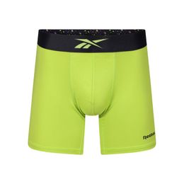 Reebok Herren Boxer &raquo;RAINER&laquo; 3er Pack, basic, bequem, weich, mit Logo, breiter Bund, mit Muster bunt S