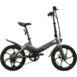 Sachsenrad Unisex SachsenRad &raquo;F11 Pro MagPuma mit Transporttasche&laquo; 6 Gang Shimano Kettenschaltung Heckmotor 250 W mit Transporttasche, R&uuml;ckspiegel, 