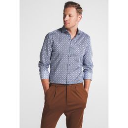 Eterna Herren Langarmhemd &raquo;SLIM FIT&laquo; EASY IRON (b&uuml;gelleicht) blau 43, Normalgr&ouml;&szlig;en