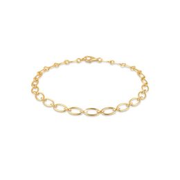 Elli Damen Armband &raquo;Charmtr&auml;ger Carrier Anh&auml;nger 925 Sterling Silber&laquo; gold