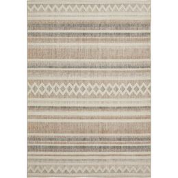 LUXOR living Teppich &raquo;Crosby&laquo; rechteckig 7 mm H&ouml;he Rauten Design, Boho-Style, Wohnzimmer, Schlafzimmer beige Obermaterial: 60% Baumwolle, 30% 