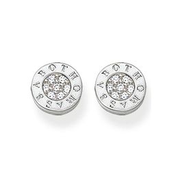 Thomas Sabo Damen Thomas Sabo Paar Ohrstecker &raquo;Classic Pav&eacute; Schwarz, Classic Pav&eacute; Wei&szlig;,&laquo; mit Zirkonia (synth.) bunt