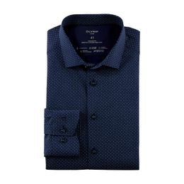 OLYMP Herren OLYMP Businesshemd &raquo;Luxor 24/Seven Modern Fit&laquo; Climate Control blau 37, N-Gr