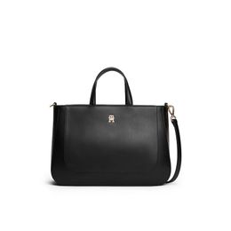 Tommy Hilfiger Damen Satchel &raquo;TH GLAM SATCHEL&laquo;, Damen Umh&auml;ngetasche, Tragetasche, Schultertasche mit TH-Logo