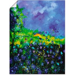 Artland Poster &raquo;Wilde Blumen&laquo; Blumenwiese 1 Stk. tlg. ohne Rahmen blau