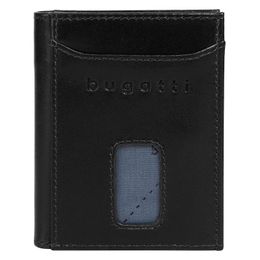 Bugatti Unisex Bugatti Geldb&ouml;rse &raquo;SECURE SLIM&laquo; echt Leder schwarz