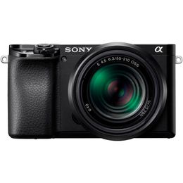 Sony Kompaktkamera &raquo;Alpha 6100 Bundle&laquo;, 24,2, Bluetooth schwarz IDEAL F&Uuml;R: Einsteiger, die ein kompaktes Alltagsobjektiv wollen oder f&uuml;r Vlogger.