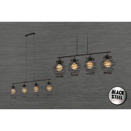 Briloner Leuchten LED Pendelleuchte &raquo;SWIRL&laquo; schwarz