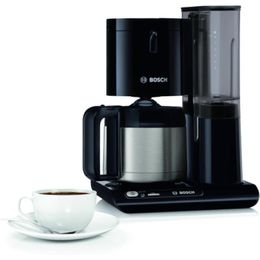 Bosch Filterkaffeemaschine &raquo;Styline TKA8A053, Aroma Sensor, Edelstahl-Thermokanne 1,1 L&laquo; 1,1 l Kaffeekanne Papierfilter 1x4 f&uuml;r 8-12 Tassen, 