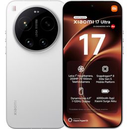 Xiaomi Smartphone &raquo;17 Ultra 16+512GB&laquo; Wei&szlig; Snapdragon 8 Elite Gen 5