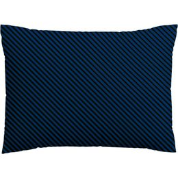 Schlafgut Kissenbezug &raquo;Woven Satin Fade&laquo; mit Farbverlauf blau Mako-Satin, Obermaterial: 100% Baumwolle