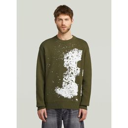 G-Star Raw G-Star Herren G-STAR Longpullover &raquo;Sprayed 89 Relaxed Knit&laquo; XL