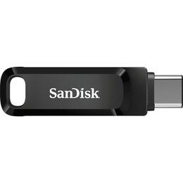 Sandisk USB-Stick &raquo;Ultra Dual Drive USB Type-C 256 GB&laquo; (256GB GB USB 3.1 ) schwarz Einfacher Transport als Schl&uuml;sselanh&auml;nger