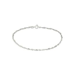 Bruno Banani Damen Armband &raquo;Schmuck Geschenk Silber 925 Armschmuck Armkette Singapurkette&laquo; Made in Germany silber