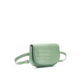 Lascana Damen Lascana Bauchtasche &raquo;G&uuml;rteltasche&laquo; in Kroko-Optik, CrossBody,Brusttasche, H&uuml;fttasche VEGAN gr&uuml;n