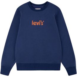 Levi's Kids Jungen Levi's Kids Sweatshirt, mit gro&szlig;er Logo-Stickerei blau 6M68