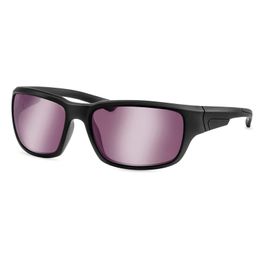 Eschenbach Optik Herren Sonnenbrille &raquo;Sportfassung acunis 75&laquo; 1 Stk. mit Silberverspiegelung mit hohen Blendschutz schwarz