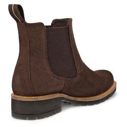 Ecco Damen Chelseaboots &raquo;ELAINA&laquo; Schlupfboots, Herbstboots, Stiefelette mit Stretcheins&auml;tze braun 37