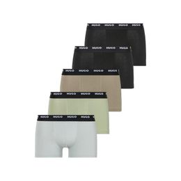 Hugo Underwear Herren HUGO Underwear Trunk &raquo;FIVE PACK&laquo; Packung, 5er-Pack, 5 Stk. mit HUGO Schriftzug bunt S (48), 5 Stk.