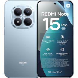 Xiaomi Smartphone &raquo;Redmi Note 15 Pro 5G 8+256&laquo; Glacier Blue Mediatek Dimanesity 7400-Ultra