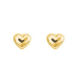Amor Damen Paar Ohrstecker &raquo;Herzen&laquo; Made in Germany gold