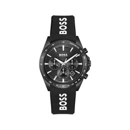 BOSS Herren BOSS Chronograph &raquo;STRIKE CHRONO&laquo; Quarzuhr, Armbanduhr, Herrenuhr, Silikonarmband, analog, Tag