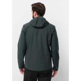 Jack Wolfskin Herren Softshelljacke &raquo;BORNBERG HOODY M&laquo; mit Kapuze gr&uuml;n XXXL (60)