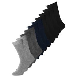 Jack & Jones Jack & Jones Herren Basicsocken &raquo;JACJENS SOCK 10 PACK NOOS&laquo; Packung, 10 Paar tlg. grau Einheitsgr&ouml;&szlig;e