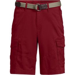 LANDS' END Cargo-Shorts mit G&uuml;rtel, Herren,  Braun, by Lands' End