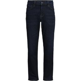 LANDS' END All-Day CoolMax Straight Fit Stretch-Jeans, Herren,  Blau, by Lands' End