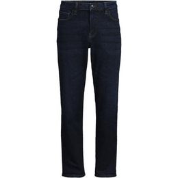 LANDS' END All-Day CoolMax Straight Fit Stretch-Jeans, Herren,  Blau, by Lands' End