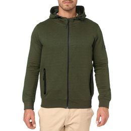 INDICODE Herren Kapuzensweatshirt &raquo;Dominon&laquo; gr&uuml;n S