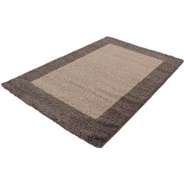 Ayyildiz Teppiche Hochflor-Teppich &raquo;Life Shaggy 1503&laquo; rechteckig 30 mm H&ouml;he als L&auml;ufer und in rund erh&auml;ltlich, Shaggy, Langflor, Wohnzimmer grau Kunstfaser