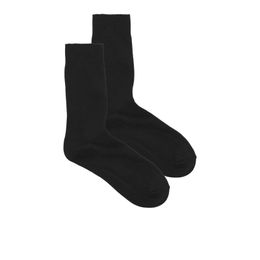 Jack & Jones Jack & Jones Herren Freizeitsocken &raquo;JAC &ndash; Socken im 2er-Pack mit Stretch f&uuml;r optimale Passform&laquo; Packung, 2 Paar tlg. basic, Baumwollmischung schwarz 
