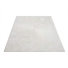 Carpet City Teppich &raquo;ANTIK481&laquo; rechteckig 10 mm H&ouml;he Kurzflor, 3D-Optik, Klassisch-Modern f&uuml;r Wohnzimmer, Schlafzimmer beige Polyester