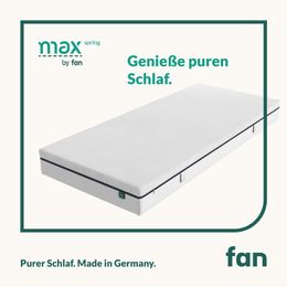 f.a.n. fan Taschenfederkernmatratze &raquo;max spring by fan, 90x200 cm, 140x200 & weitere Gr&ouml;&szlig;en&laquo; 18 cm hoch 360 Federn 1-tlg., 1 Stk. tlg. 5 Liegezonen, 