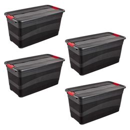 keeeper Transportbeh&auml;lter &raquo;eckhart, 4er Set Transporbox, 83 L, 79,5 x 39,5 x 40 cm&laquo; 39,5 cm breit 40 cm hoch 79,5 cm lang Set, 4 Stk. tlg. seitl. 