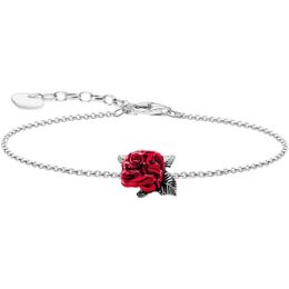 Thomas Sabo Damen Thomas Sabo Armband &raquo;Roses Romance, Rose&laquo; bunt