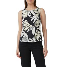 s.Oliver Damen s.Oliver T-Shirt mit Cut-Out schwarz 44