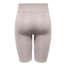 Only Play Damen Only Play Trainingsshorts &raquo;ONPJAIA LIFE HW RIB CIR LONG SHORTS&laquo; in feiner Rippstruktur mit Nylon silber XS, N-Gr