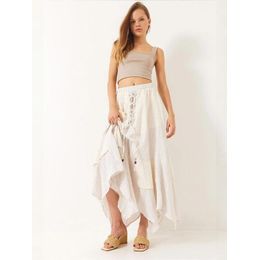 Bianco Lucci Skirt female White size M