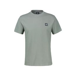 Lerros Herren Lerros Rundhalsshirt mit Logo-Badge und in Waffle-Optik L