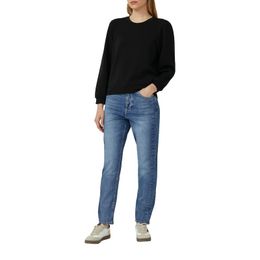 s.Oliver Damen s.Oliver Sweatshirt, mit B&uuml;ndchen schwarz 40