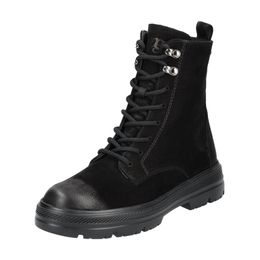 Paul Green Damen Schn&uuml;rstiefelette &raquo; Stiefelette Nubukleder&laquo; schwarz 39