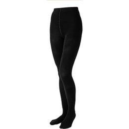 GLAMORY Damen GLAMORY Strickstrumpfhose &raquo;Cashmere&laquo; mit Kaschmiranteil bis Gr&ouml;&szlig;e 60/62, Plus Size schwarz 52/54