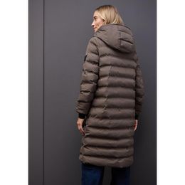 Street One Damen Street One Steppjacke mit Kapuze und geklebten N&auml;hten 44