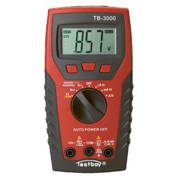 Testboy 3000 Digitales Multimeter mit Kabelbruchdetektor und LED-Taschenlampe