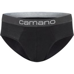 Camano Herren Slip &raquo;comfort&laquo; 6er Pack, mit elastischem Logobund schwarz M