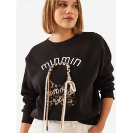 Bianco Lucci Sweatshirt Damen Gr&ouml;&szlig;e S schwarz